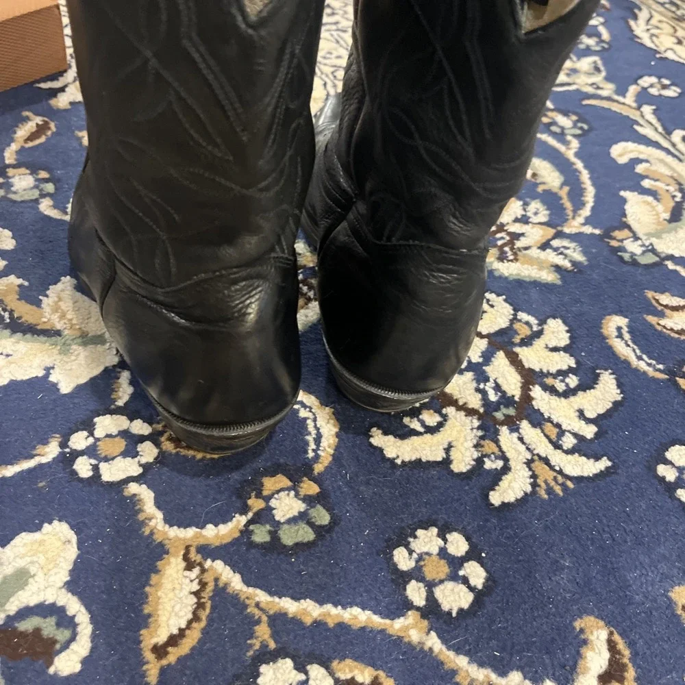 Boulet | Shoes | Vintage Boulet Canada Challenger Black Leather Cowboy ...